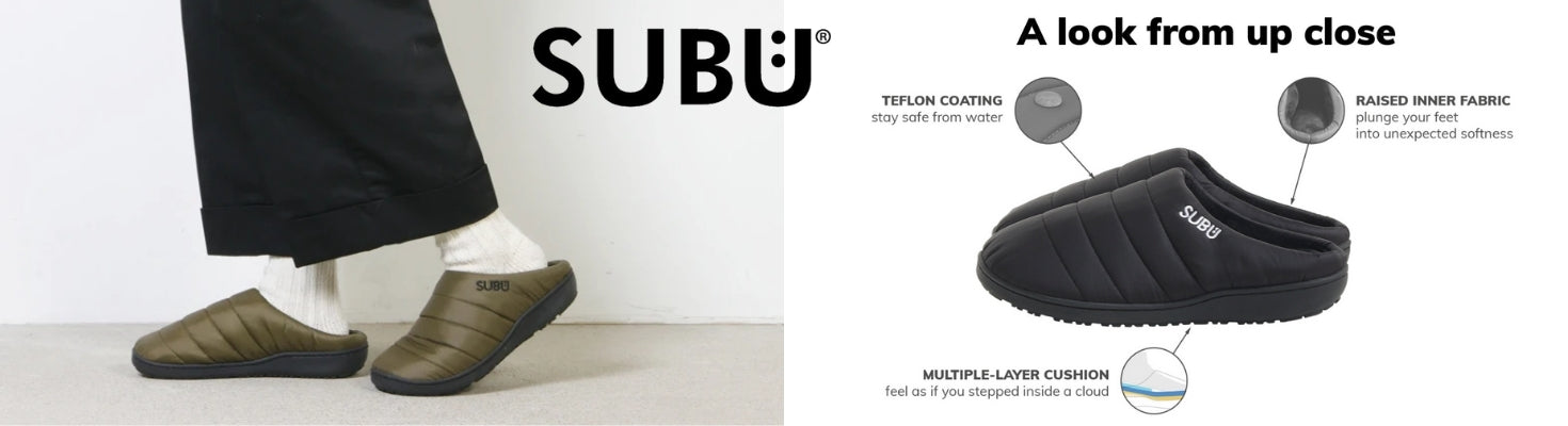 SUBU Slipper Shoes | Insulated Indoor/Outdoor Comfort – Getoutside Shoes