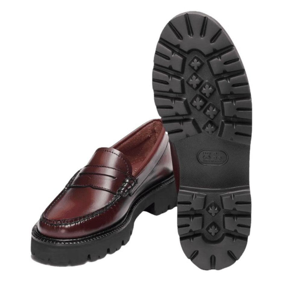G.H. Bass Women's Whitney Super Lug Weejuns Loafer in Wine ...