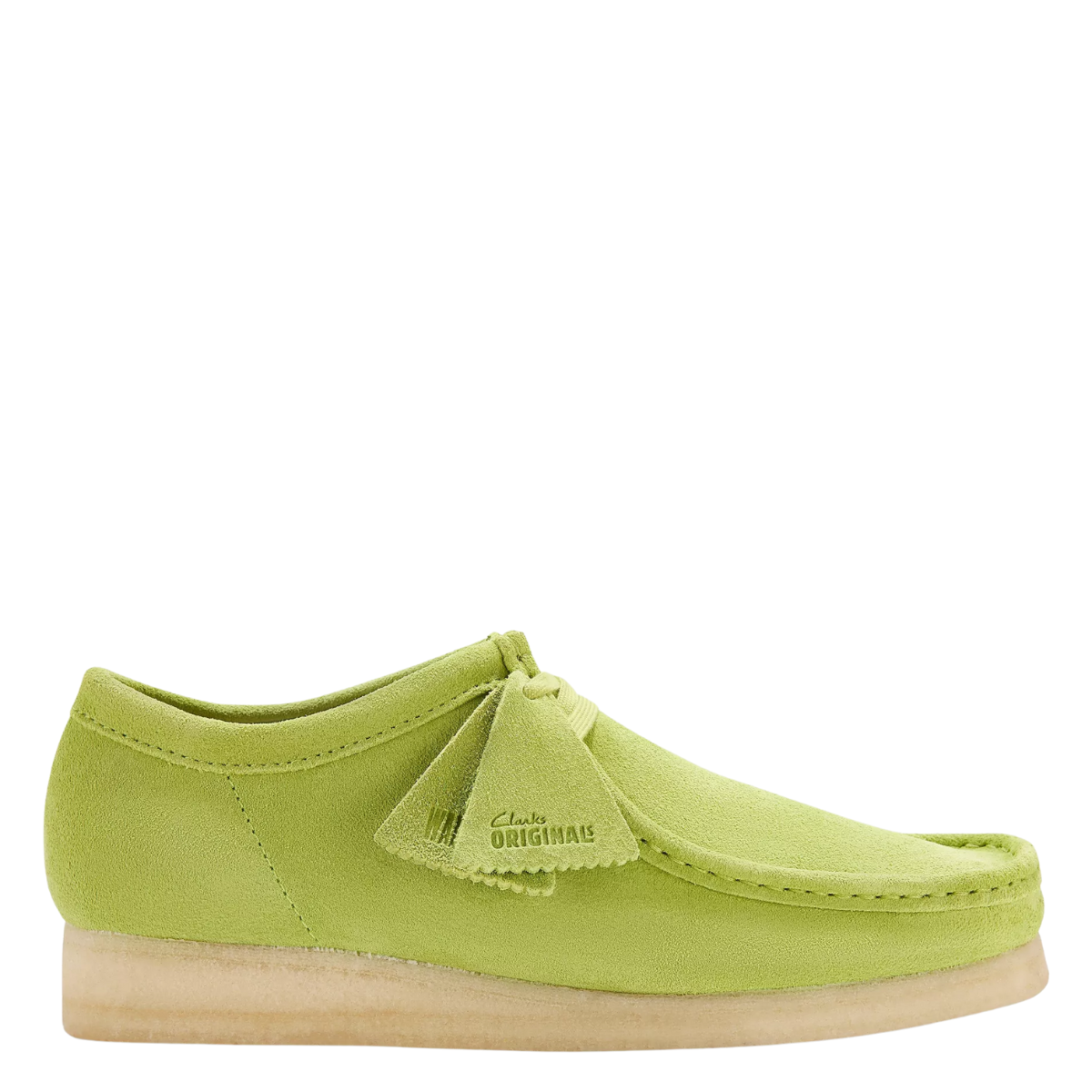 Clarks Men's Wallabee in Lime Suede | Getoutsideshoes.com – Getoutside ...