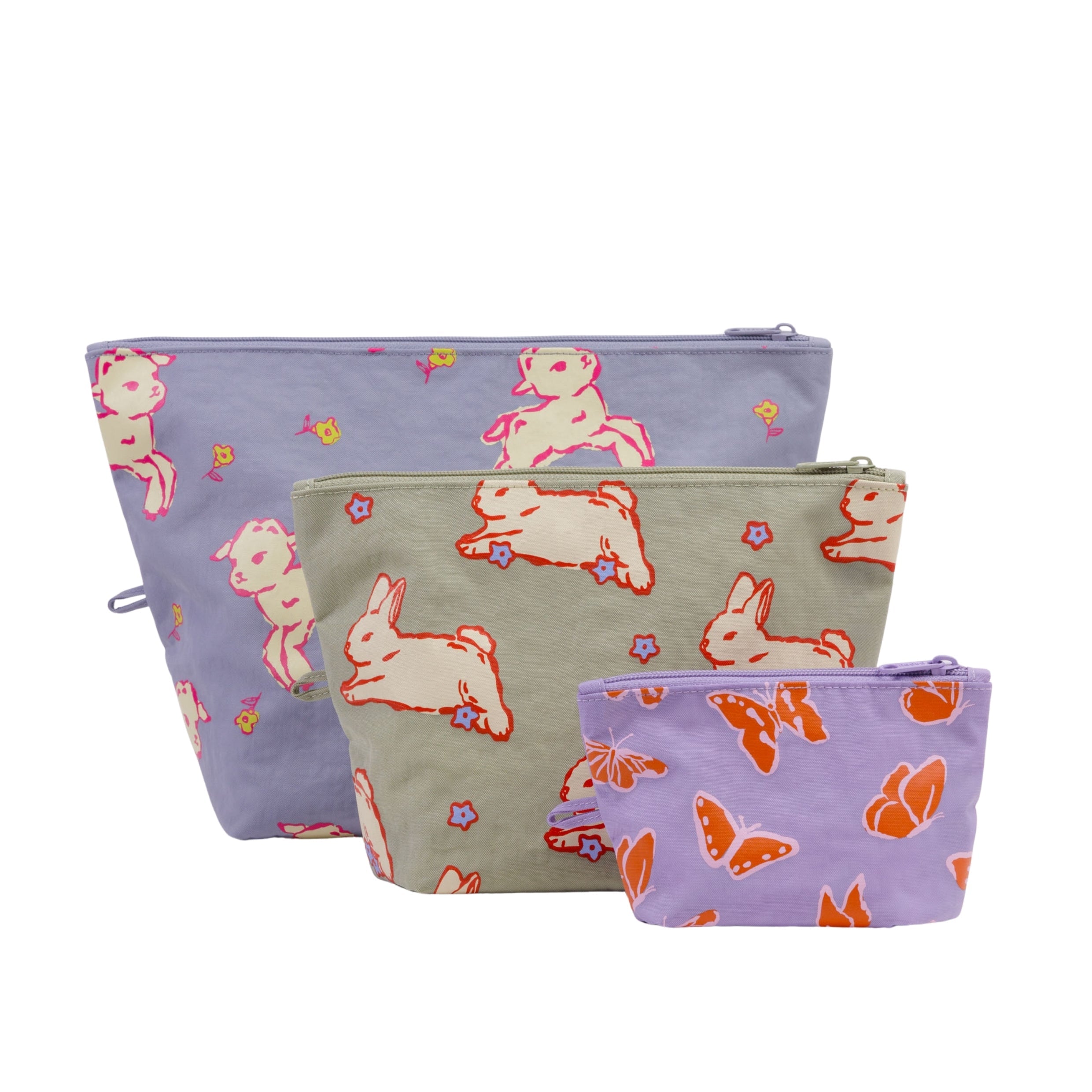 Baggu Go Pouch Set in Spring Animals – Getoutside Shoes