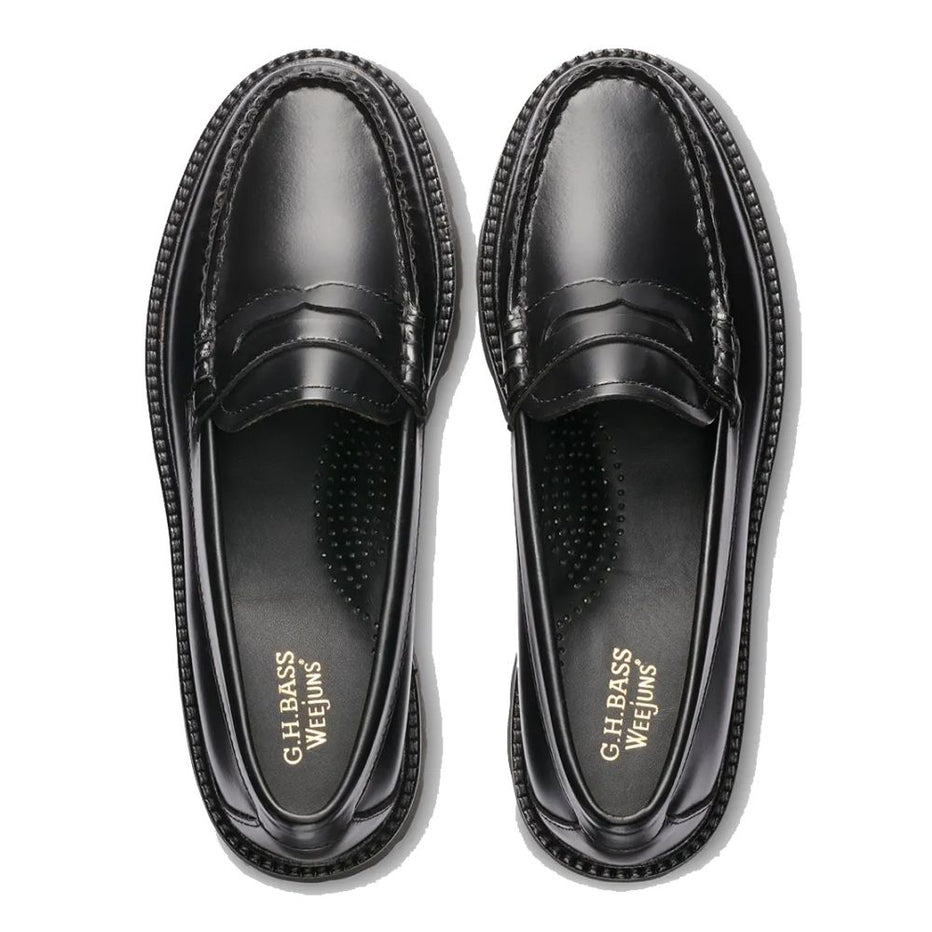 G.H. Bass Women's Whitney Super Lug Weejuns Loafer in Black ...