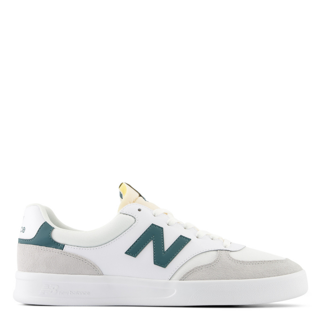 New Balance 300 Court in White with Brighton Grey and New Spruce ...