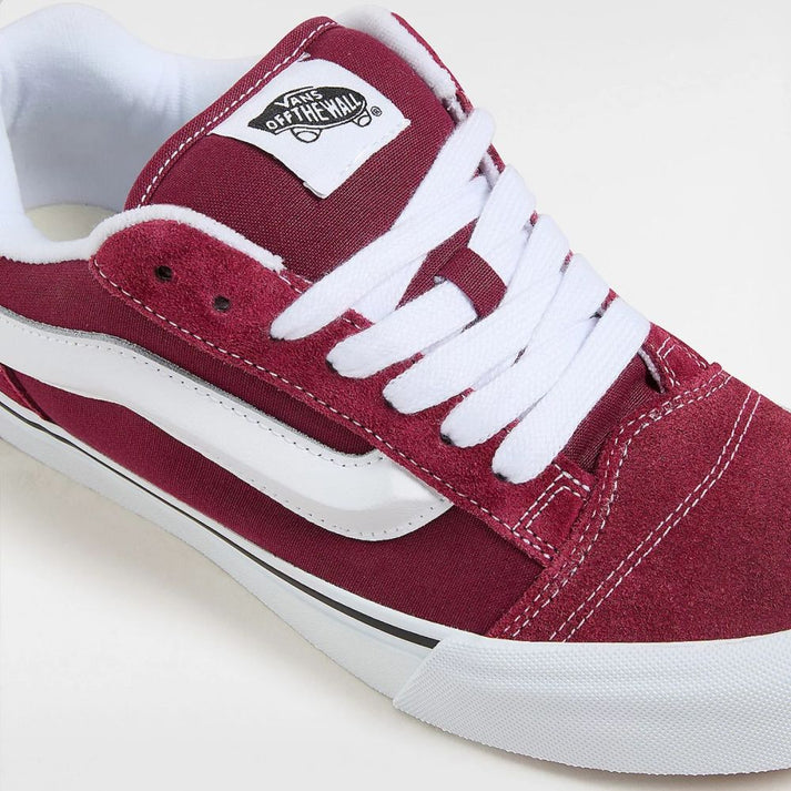 Vans Men's Knu Skool in Burgundy | getoutsideshoes.com – Getoutside Shoes